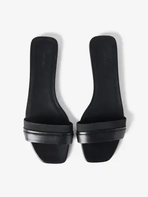 HOUSE OF DAGMAR Nappa Leather Flat Sandals
