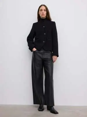 HOUSE OF DAGMAR Wool Tailored Short Jacket
