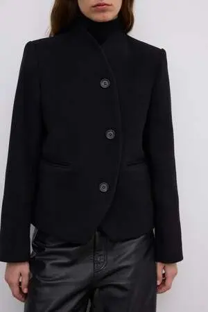 HOUSE OF DAGMAR Wool Tailored Short Jacket