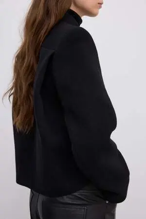 HOUSE OF DAGMAR Wool Tailored Short Jacket
