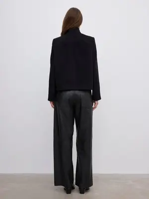 HOUSE OF DAGMAR Wool Tailored Short Jacket