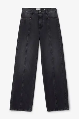 HOUSE OF DAGMAR Loose Fit Wide Leg Jeans
