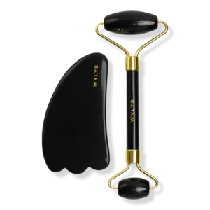 WYLYS Black Obsidian Gua Sha + Face Roller Set - One-color
