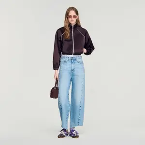 Sandro Le Mini Grand Bazaar Suede Bag