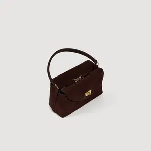 Sandro Le Mini Grand Bazaar Suede Bag