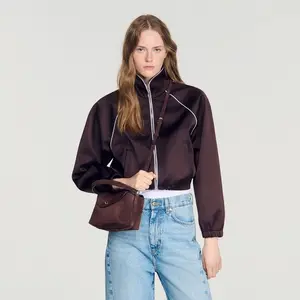 Sandro Le Mini Grand Bazaar Suede Bag