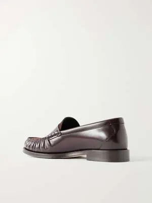 Brunello Cucinelli Suede Penny Loafers