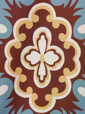 La DoubleJ Palazzo Placée Chocolate In Flat Cotton Stretch Gingerbread Dress
