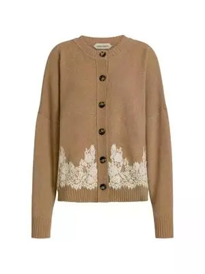 Alberta Ferretti Lace Cardigan