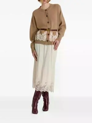 Alberta Ferretti Lace Cardigan