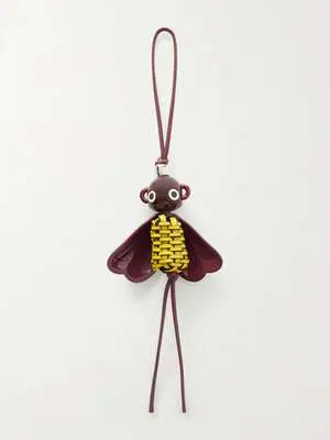 Loewe Bloombee Leather Bag Charm - Multi