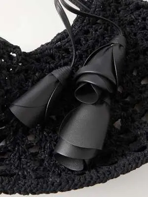 Magda Butrym Maya Crocheted Leather Tote - Black