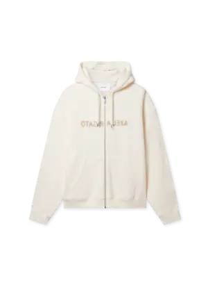 Axel Arigato Axel Arigato Rhys Zip Thru Hoodie Cream