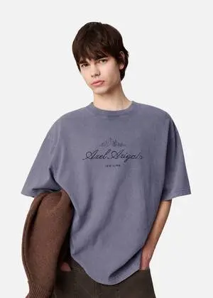 Axel Arigato Nyc Washed Sky T-shirt