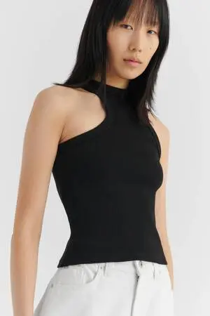 Axel Arigato Script A Scoop Tank Top - Black