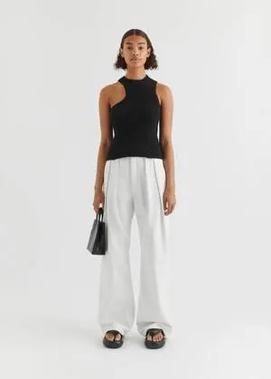 Axel Arigato Scoop Asymmetric Tank Top - Black