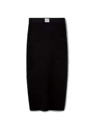 Axel Arigato Crochet Column Skirt - Black