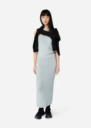 Axel Arigato Crochet Column Skirt - Ice Blue