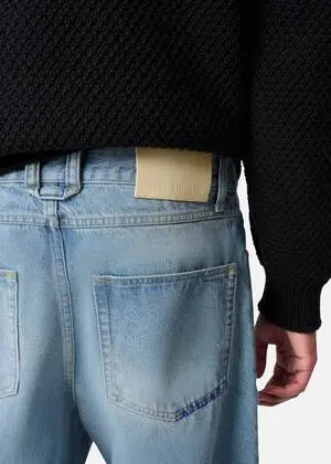 Axel Arigato Zine Coated Jeans - Light Blue