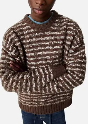 Axel Arigato Sonar Box-knit Wool-blend Sweater