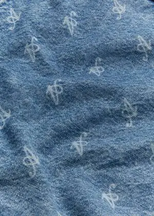 Axel Arigato Dune Script A Denim Tote Bag