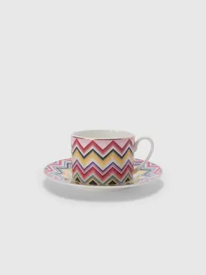 Missoni Marrakech Set Of 2 Tea Cups & Saucers
