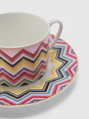 Missoni Marrakech Set Of 2 Tea Cups & Saucers