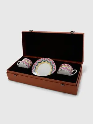 Missoni Marrakech Set Of 2 Tea Cups & Saucers