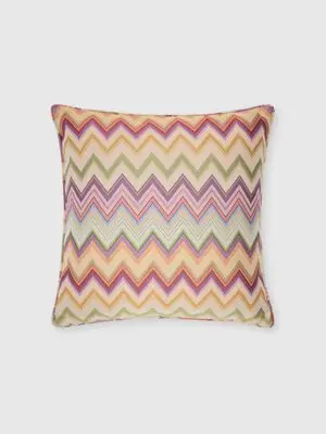 Missoni Blend Cushion 60x60 Cm - Orange Multicoloured