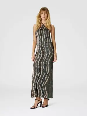 Missoni Long Dress With Wave Pattern