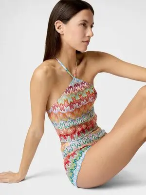 Missoni Halter Neck Top - Multicoloured