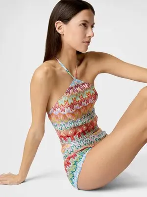 Missoni Halter Neck Top - Multicoloured