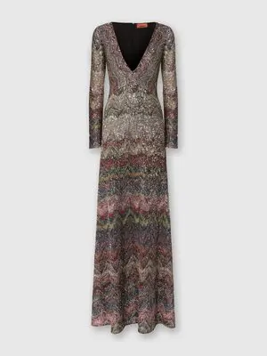 Missoni Neck And Zigzag Pattern - Multicoloured