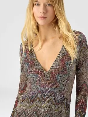 Missoni Neck And Zigzag Pattern