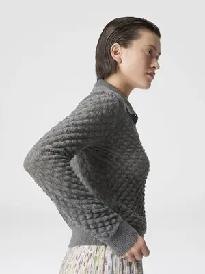 Missoni Cashmere Polo With Lace Pattern