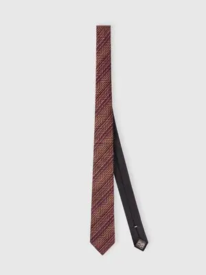 Missoni Silk Tie With Contrasting Lining - Multicoloured