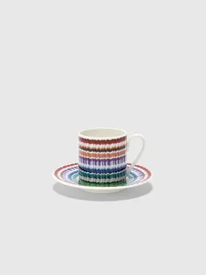 Missoni Waves Set Of 6 Coffee Cups & Saucers
