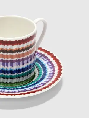 Missoni Waves Set Of 6 Coffee Cups & Saucers