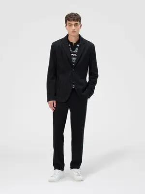 Missoni Straight Pants With Zigzag Pattern - Black