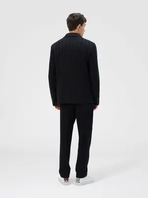Missoni Straight Pants With Zigzag Pattern - Black