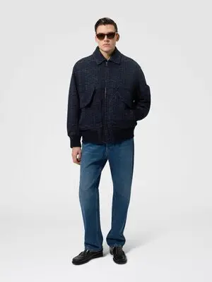 Missoni Cashmere And Viscose Bomber Jacket With Pockets