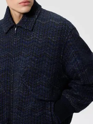 Missoni Cashmere And Viscose Bomber Jacket With Pockets