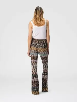 Missoni Flare Pants In Embroidered Lace