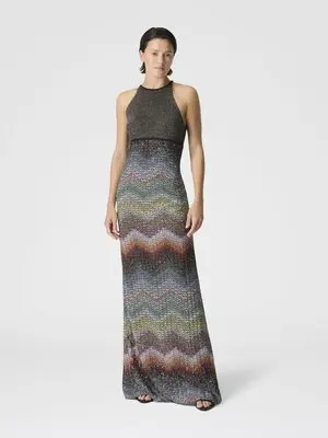Missoni Style Zigzag Knit With Sequins