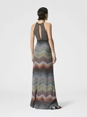 Missoni Style Zigzag Knit With Sequins