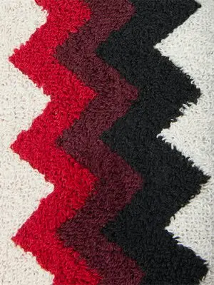Missoni Best Cotton Terry Slippers Zig Zag - Red,multicoloured