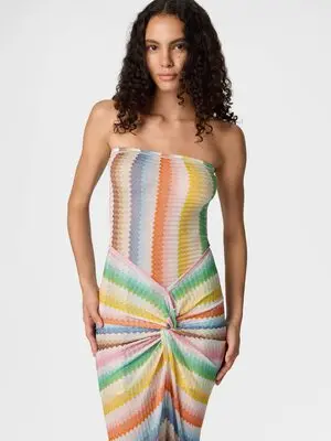 Missoni Up Dress With Dégradé Zigzag Motif