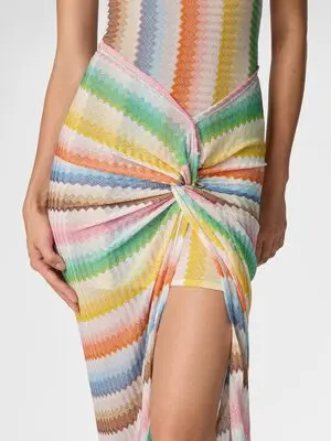Missoni Up Dress With Dégradé Zigzag Motif
