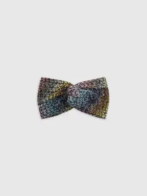 Missoni Hairband In Viscose Lamé Blend With Sequin Appliqu - Multicoloured