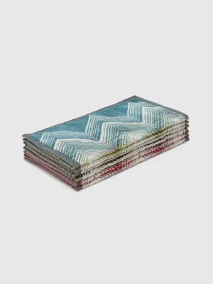 Missoni Marea Set Of Six Pure Cotton Face Towels - Multicoloured